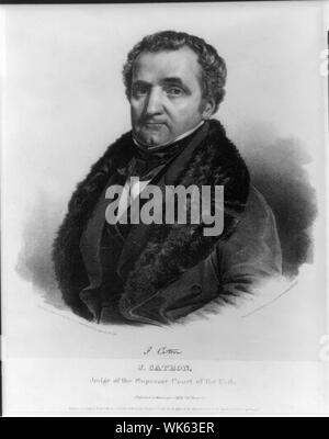 Print shows John Catron, Supreme Court justice, half-length portrait ...