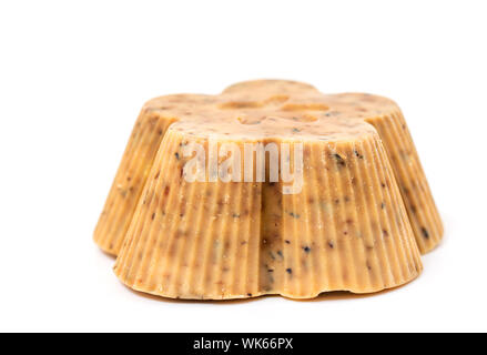 Natural Handmade Curcuma Turmeric Soap over white background Stock ...