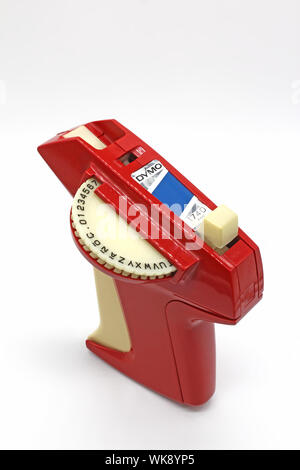 Vintage Label Maker Stock Photo - Alamy