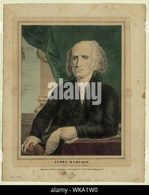 James Madison - 4th President of the United States Stock Photo - Alamy