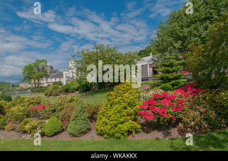 Gardens at the Corran Halls Oban Argyll & Bute Scotland Stock Photo - Alamy