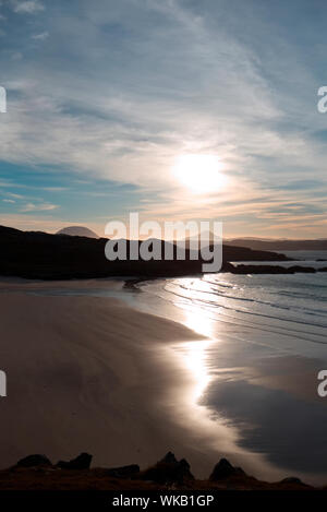 Polin beach deserted, North Coast 500. Scotland Stock Photo - Alamy