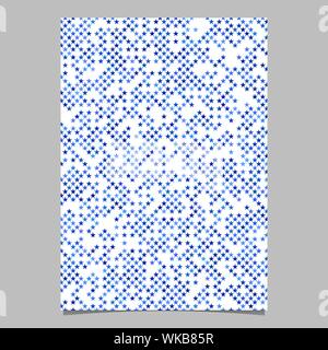 Blue geometrical pentagram star shape pattern background brochure ...