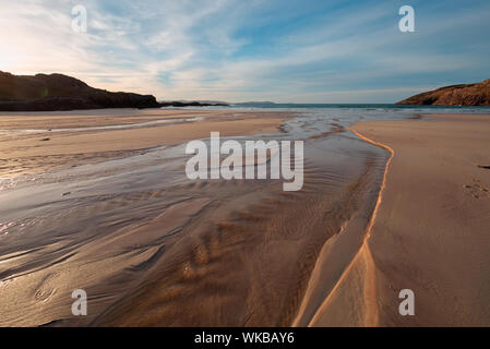 Polin beach deserted, North Coast 500. Scotland Stock Photo - Alamy