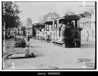 Java - Steam Tram, Batavia Stock Photo - Alamy