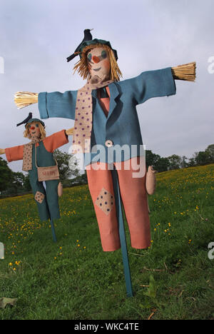 Scarecrow on a farm Stock Photo - Alamy