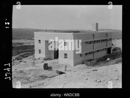 Jerusalem Water Works. Latron engine house. 1934, Israel, Lạtrūn Stock ...