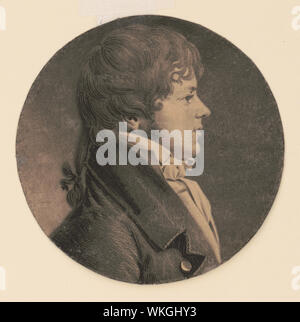 John C. Hubner, head-and-shoulders portrait, right profile Stock Photo ...