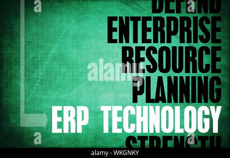 ERP Technology Core Principles as a Concept Abstract Stock Photo - Alamy