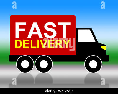 Fast speed quick parcel high performance delivery. Speedy products ...