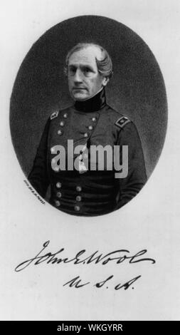 JOHN ELLIS WOOL (1784-1869). /nAmerican army officer. Steel engraving ...