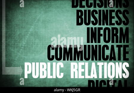 Public Relations Core Principles as a Concept Abstract Stock Photo - Alamy