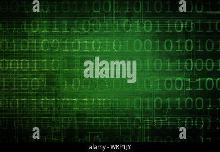 Network Security with Binary 1s and 0s Stock Photo - Alamy