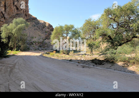 Road through the Gaub Pass in Namibia Stock Photo - Alamy