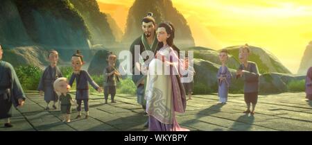 NEZHA, (aka NE ZHA, aka NE ZHA ZHI MO TONG JIANG SHI), US poster, 2019 ...