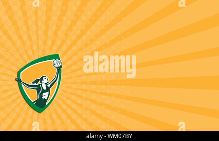 Netball Player Rebounding and Catching the Ball Continuous Line Drawing ...