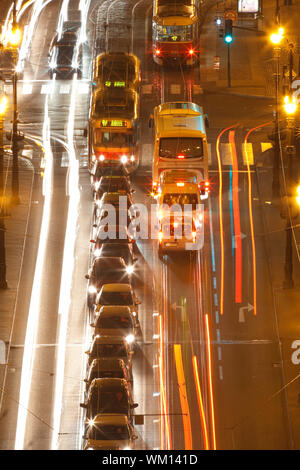 cechuv most bridge Prague with tram Stock Photo - Alamy