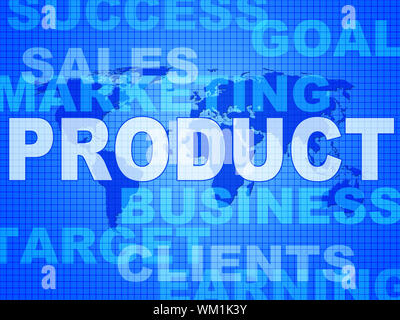 Product Words Indicating Made In 3d Rendering Stock Photo - Alamy