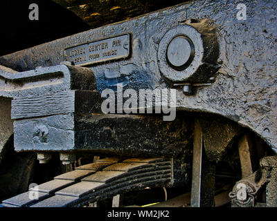 Steam locomotive, leaf spring, detail, b/w, locomotive, locomotive ...