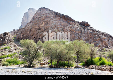 Image of rocks in a landscape in Oman Stock Photo - Alamy
