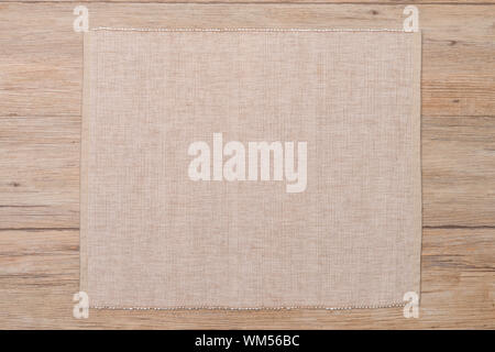 Place mat on wooden deck table Stock Photo - Alamy