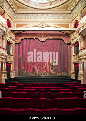Luxurious theather hall in classic baroque style Stock Photo - Alamy