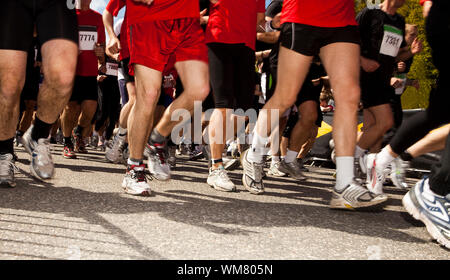 Lots of people in a running competition Stock Photo - Alamy