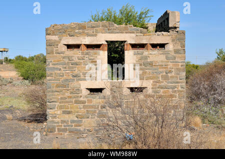Second Boer War, British blockhouse made of Corrugated iron and stone ...