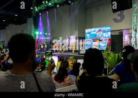 Sep 7, 2019 People watching a performance at Philippine Arena, Bulacan ...