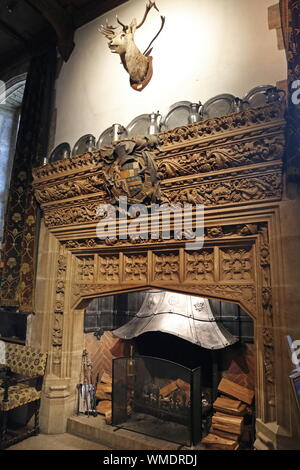 England, Kent, Hever, Hever Castle, The Dining Hall Stock Photo - Alamy