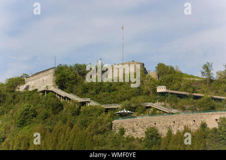 Canada, Quebec city, Cape Diamond, from the Des Groseilliers ice ...
