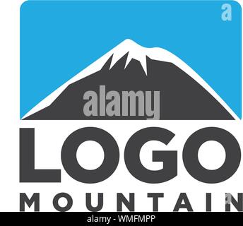 adventure landscape with snow mountain vector illustration design Stock ...