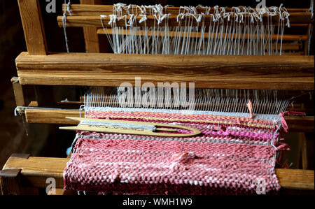 Weaving Loom and shuttle Stock Photo - Alamy