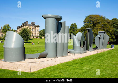 Promenade by Anthony Caro at Yorkshire Sculpture Park Stock Photo - Alamy