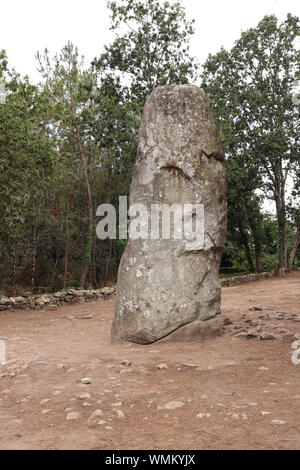 Geant du Manio - Giant of Manio - the largest menhir in Carnac Stock ...