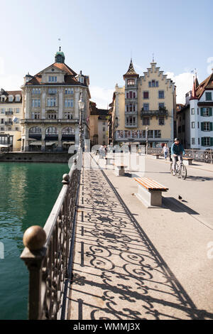 Looking across the water toward the town at Fishbourne, Isle of Wight ...