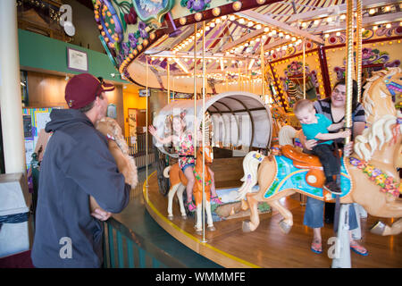The Riverfront Carousel is located in Riverfront Park in Salem, Oregon ...