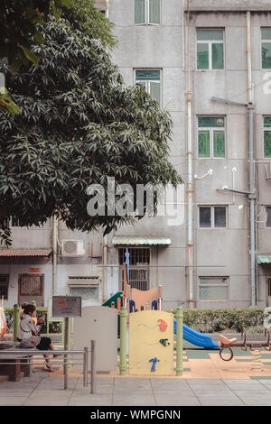 scenery and tourist attractions in Taipa Village in Macau, China Stock ...
