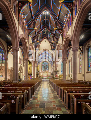 Interior of St. Paul's Episcopal Cathedral in Buffalo New York United ...