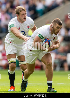 Luke Cowan-Dickie of England during the 2025 Guinness 6 Nations match ...
