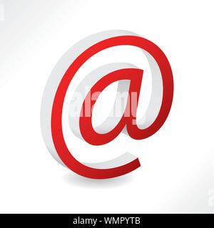 Alias Icon Sign Symbol. Email Mail Mailing Address Message App Internet ...