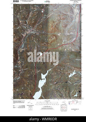 Elizabethtown New York USGS topo map 1892 Stock Photo - Alamy