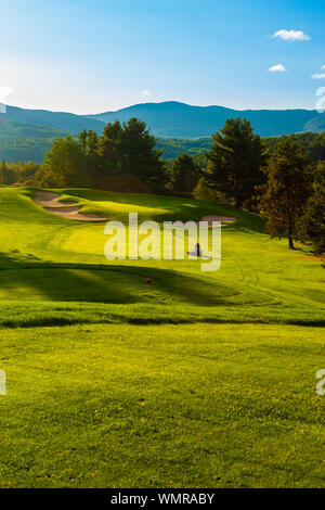 Stowe Country Club Golf and golf course in Stowe, VT Stock Photo - Alamy