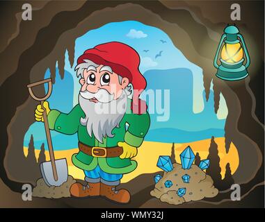 Miner theme image 2 - eps10 vector illustration Stock Vector Image ...