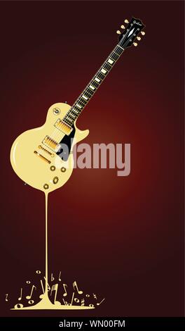 music poster with notes Stock Vector Image & Art - Alamy