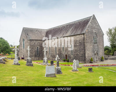 A view of Ballintubber Abbey, near Ballintubber in County Mayo in ...