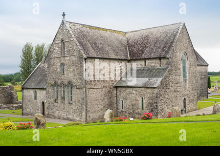 A view of Ballintubber Abbey, near Ballintubber in County Mayo in ...