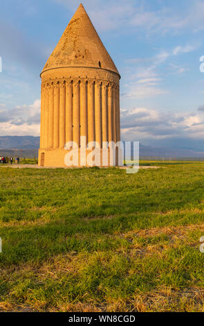 Tower tomb, 1281, Radkan, Khorasan Razavi Province, Iran Stock Photo ...