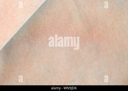 Orange color old denim texture close up. Textile background Stock Photo ...