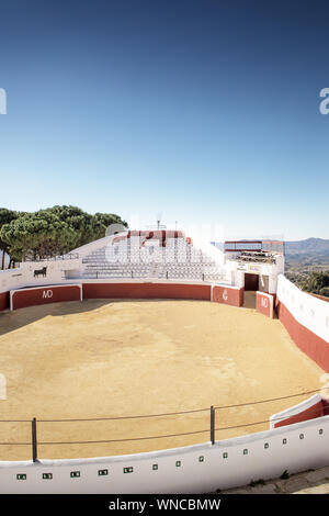 inside the bull ring in mijas in spain Stock Photo - Alamy